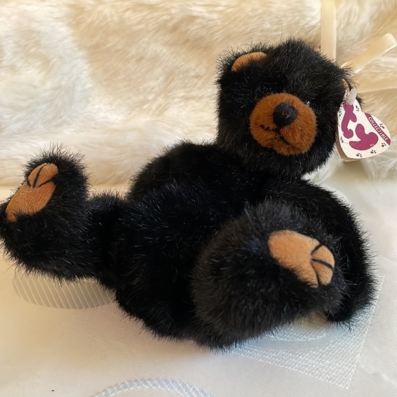 Ty | Toys | Ty Collectible Ivan Black Bear Retired 993 Jointed With Tag ...
